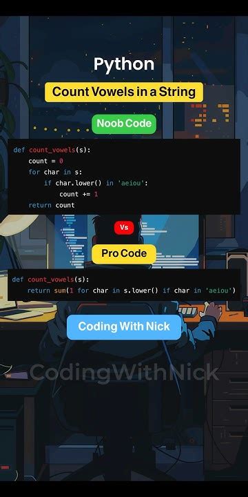 Count Vowels In A String In Python Coding Shorts Htmlcss Python Pythontutorial Programming