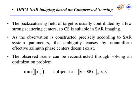 Ppt Displaced Phase Center Antenna Sar Imaging Based On Compressed Sensing Powerpoint