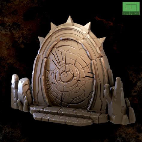 3d Printable Aether Portal By Lootgames