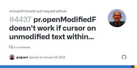 Pr OpenModifiedFile Doesn T Work If Cursor On Unmodified Text Within