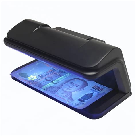 2 Led Uv Light Money Detector Fake Notes Detection High Efficient Cash