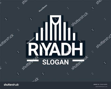 Riyadh Saudi Arabia Logo Design Vector Stock Vector Royalty Free 2568536995 Shutterstock
