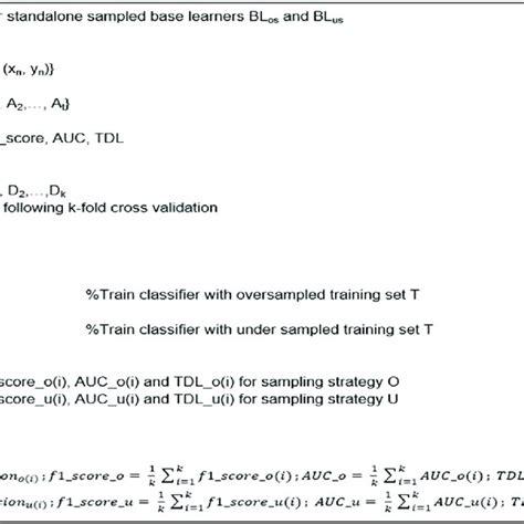 Model Evaluation For Classifiers Trained On Sampled Data Download