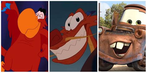 Red Disney Characters