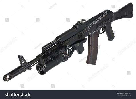 Modern Kalashnikov Ak m Assault Rifle ภาพสตอก Shutterstock