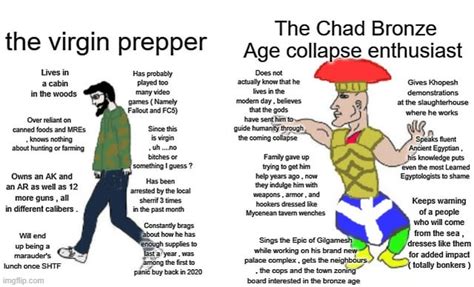Virgin And Chad On Prepping R Virginvschad