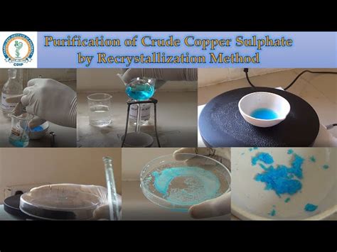 Crystallization Of Copper Sulphate