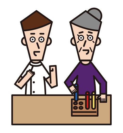 作業療法士（男性）のイラスト フリーイラスト素材集 Kukukeke