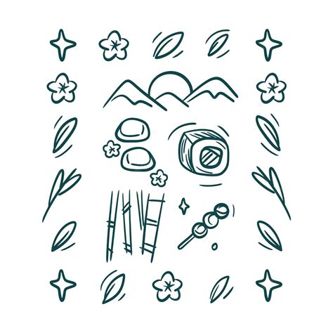 Premium Vector Asian Food Collection Clip Art
