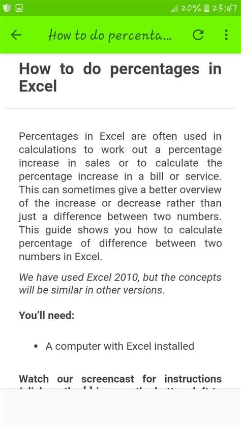 Descarga De Apk De Learn Ms Excel Tutorial Para Android