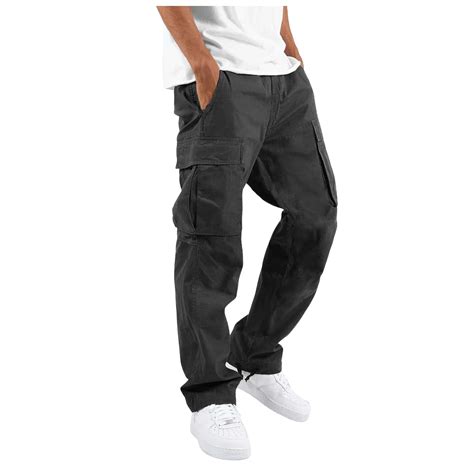 Hcntes Mens Cargo Pants Casual Hiking Pants Joggers Athletic Pants
