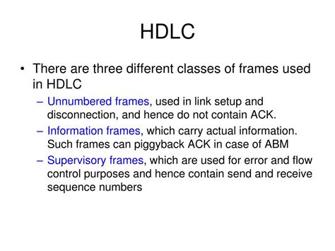 PPT HDLC And PPP PowerPoint Presentation Free Download ID