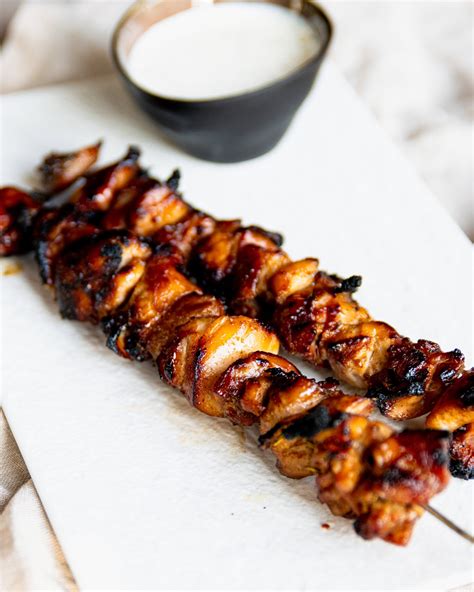 Pittige Kippendij Bbq Spiesen Heerlijke Happen