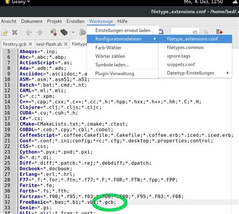 Geany As IDE For Linux GCBASIC
