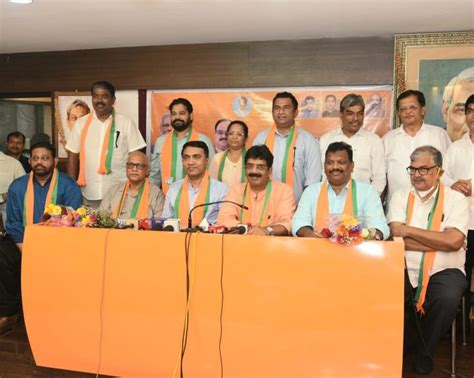 Joined Bjp To Strengthen Pm Modis Hands Goa Cong Mlas Why 8 Goa