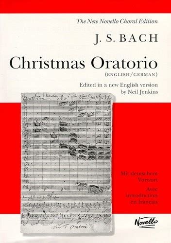 Christmas Oratorio Bwv248 Vocal Score Novello