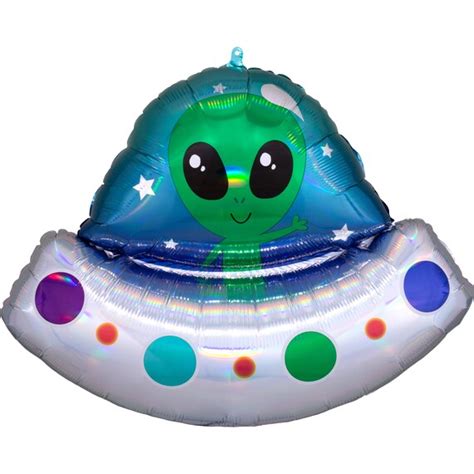 28 Alien Spaceship Balloon Alien Balloon Outer Space Etsy
