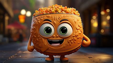 Premium Ai Image Cartoon Taco