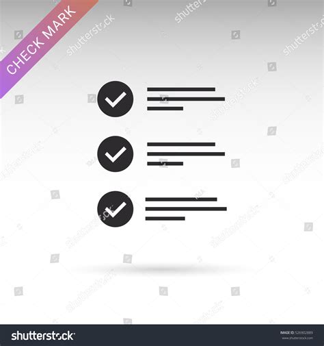 Check List Flat Vector Icon Stock Vector Royalty Free