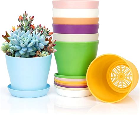 Bchjatk 8 Pcs Plant Pots 3 8 Flower Pots Gardening Ts