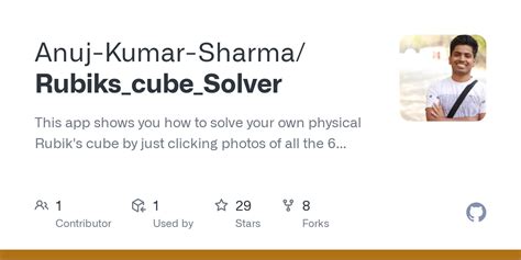 Github Anuj Kumar Sharma Rubiks Cube Solver This App Shows You How To Solve Your Own Physical