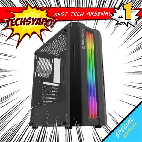 Fantech Strike Cg72 Gamong Case With Front Led Middle Tower Shopee Philippines