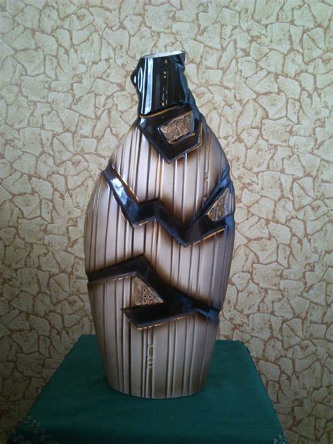 Ваза підлогова алюмінієва СРСР скляна 190 грн Колекціонування Суми на Olx