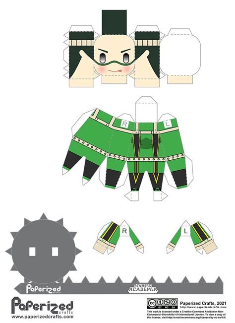 My Hero Academia Tsuyu Asui Papercraft In 2022 Anime Crafts Anime Paper Paper Doll Template