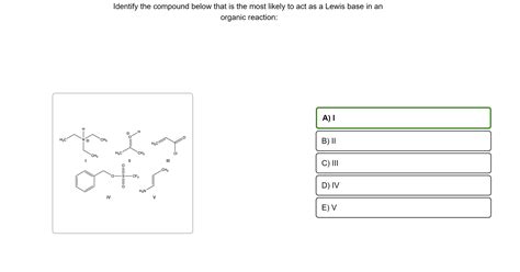 Solved Identify The Compound Below That Is The Most Likely Chegg
