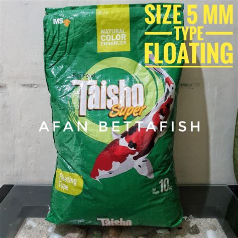 Jual TAISHO SUPER 5 MM 10KG 5MM Floating Pakan Pelet Makanan Ikan Hias