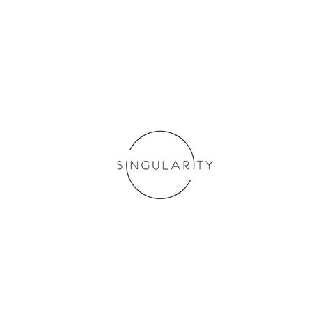 Singularity Logo On Behance Singularity Typography Branding Graphic