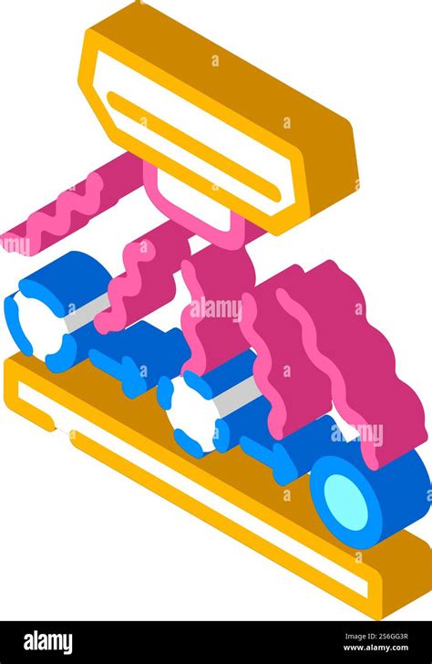 Radio Wave Sensor Isometric Icon Vector Radio Wave Sensor Sign Isolated Symbol Illustration