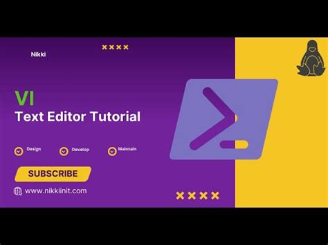 Vi Text Editor Tutorial Linux Vi Bashscripting Shellscripting YouTube
