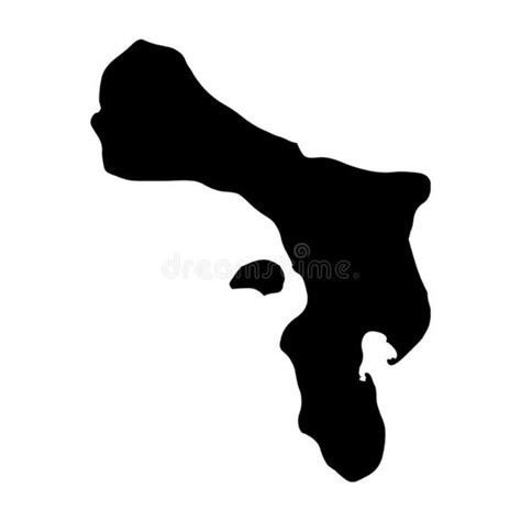 Bonaire Sint Eustatius Et Saba Blind Map Illustration Stock
