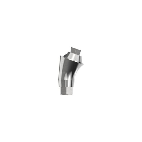 17 Degrees Angled Shouldered Abutment 5 Mm Height With Screw Conical