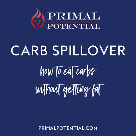 474 Carb Spillover How To Eat Carbs Without Getting Fat
