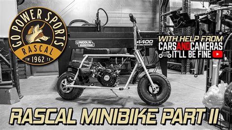 Rascal Minibike Build Part Youtube