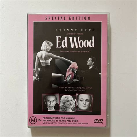 Ed Wood Special Edition Dvd 1994 Johnny Depp Sarah Jessica Parke