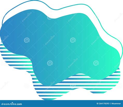 Organic Black Blobs Irregular Shape Abstract Fluid Shapes Vector Set Simple Water Forms Stock