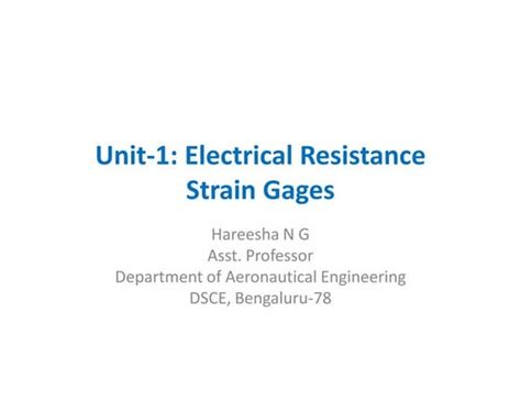 Strain Gauge Load Cell Industrial Measurement Ppt Physics Science