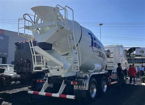 Sany Estrena En Expomin El Primer Camión Mixer Eléctrico De Chile
