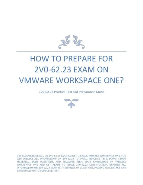 Ppt How To Prepare For 2v0 62 23 Exam On Vmware Workspace One Powerpoint Presentation Id