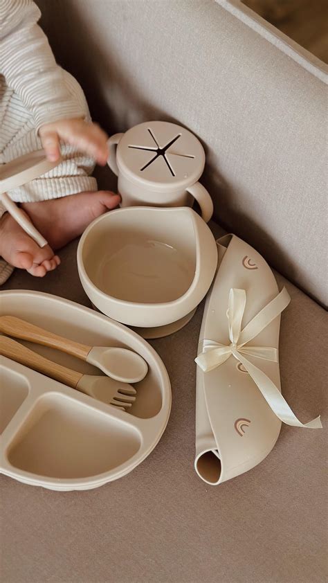 Силіконовий посуд Пледи дитячі Подарункові бокси Дитячий посуд Набір силіконового посуду в