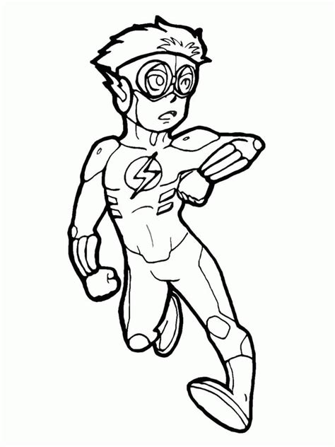 Desenhos Para Colorir Flash Imprima Gratuitamente Wonder Day