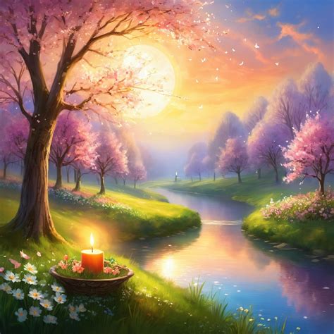 Peaceful River Scene Stable Diffusion Online