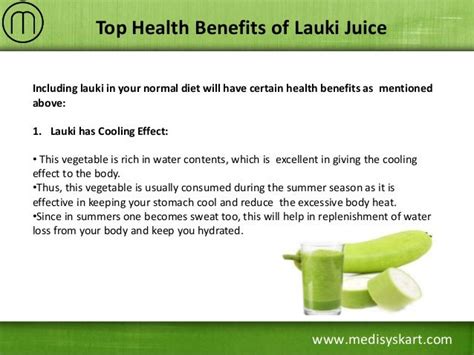 Health Benefits Of Lauki Juice