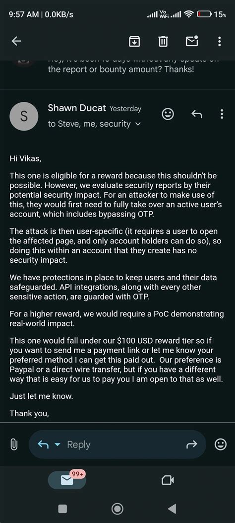 Vikas Anand On Linkedin Bugbounty Infosec Bounty 20 Comments