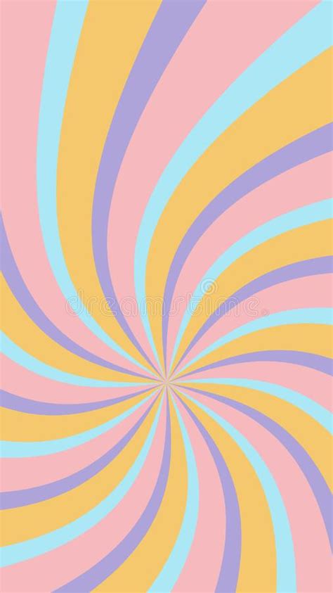 Groovy Retro Burst Sun Rays Background Vintage Colorful Abstract Geometric Pattern Stock Vector