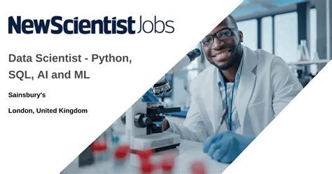 data scientist python sql ai and ml job with sainsbury s 1402141122