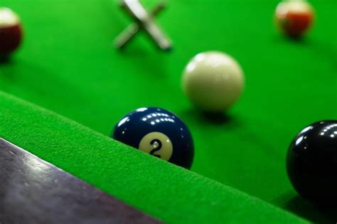 Premium Photo Close Up Of Balls On Pool Table